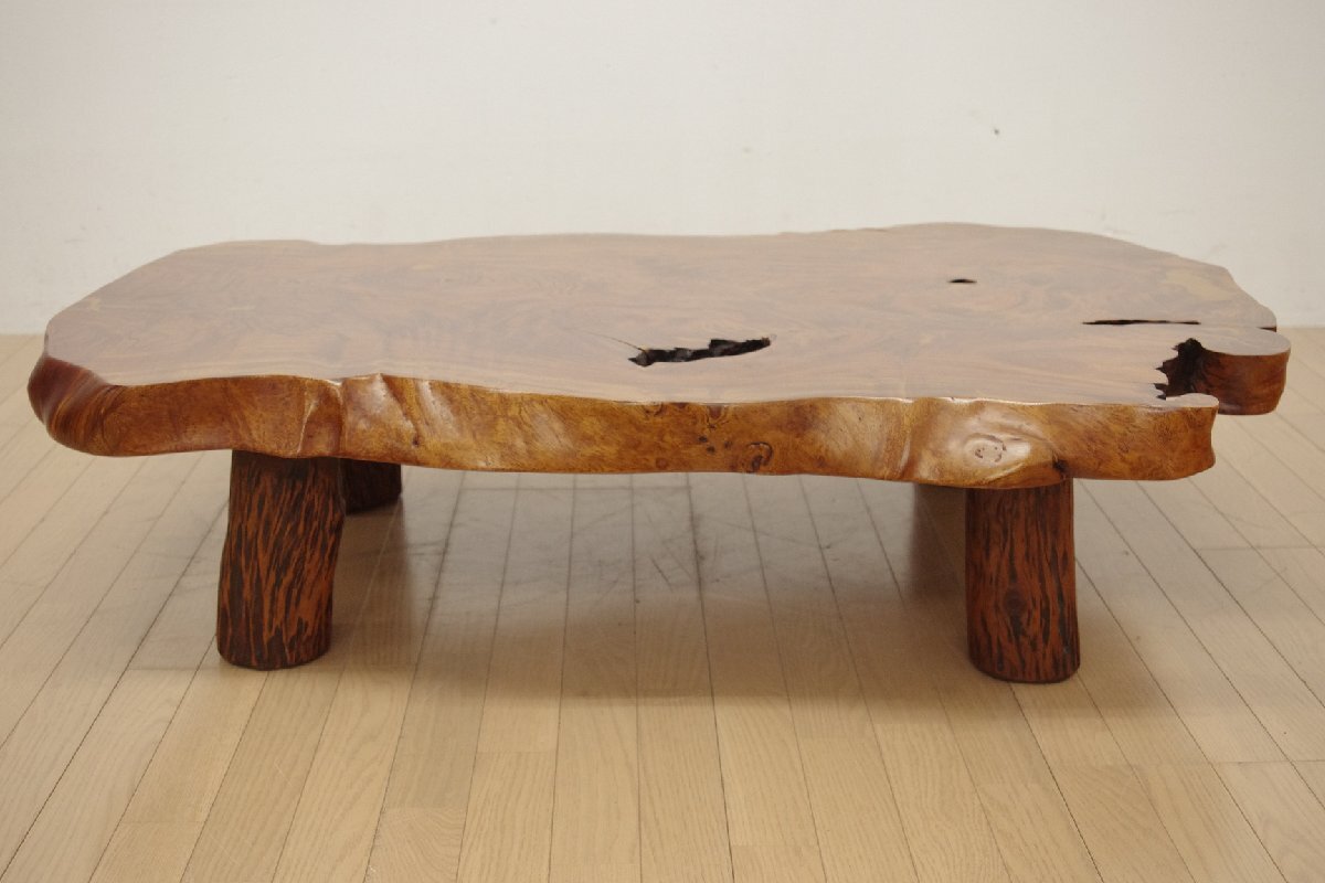 Yahoo!オークション - 天然木 欅 けやき 無垢材 一枚板 厚さ7cm 約W135...