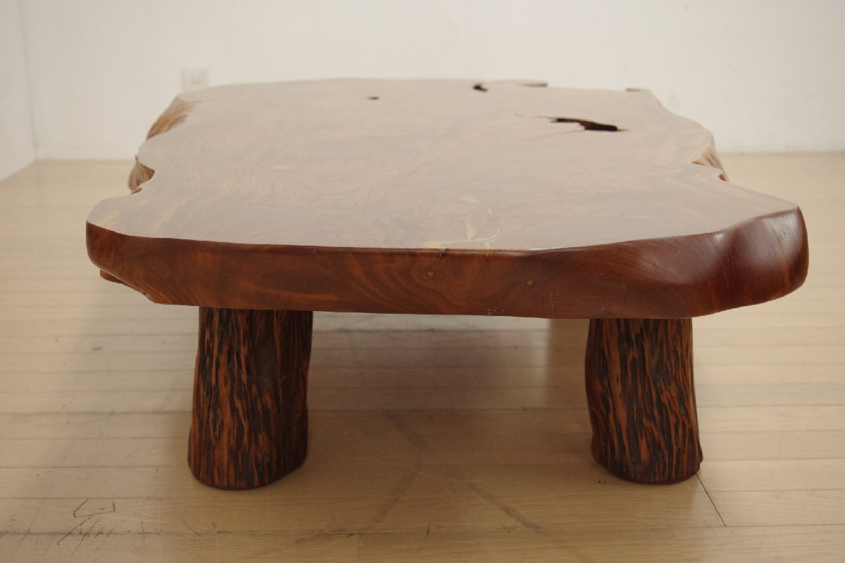 Yahoo!オークション - 天然木 欅 けやき 無垢材 一枚板 厚さ7cm 約W135...