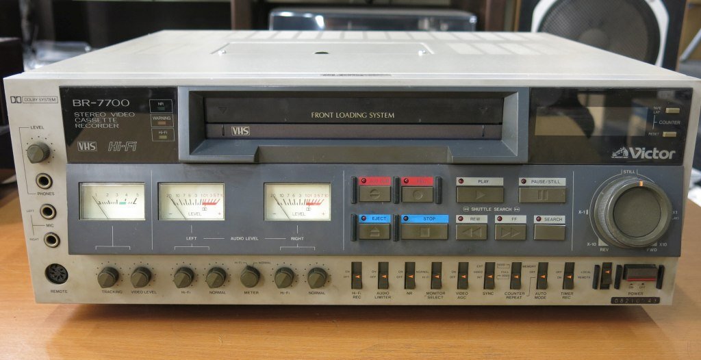 Yahoo!オークション - Victor BR-7700 ビデオデッキ ジャンク品 元箱あ...