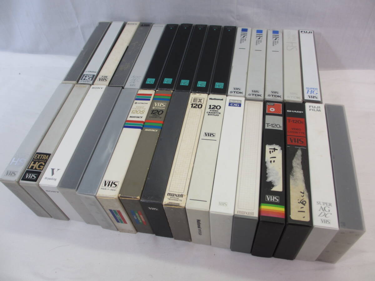 Yahoo!オークション - A106 使用済み VHS ビデオテープ 31本 記録媒体...