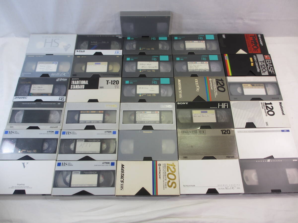 Yahoo!オークション - A106 使用済み VHS ビデオテープ 31本 記録媒体...