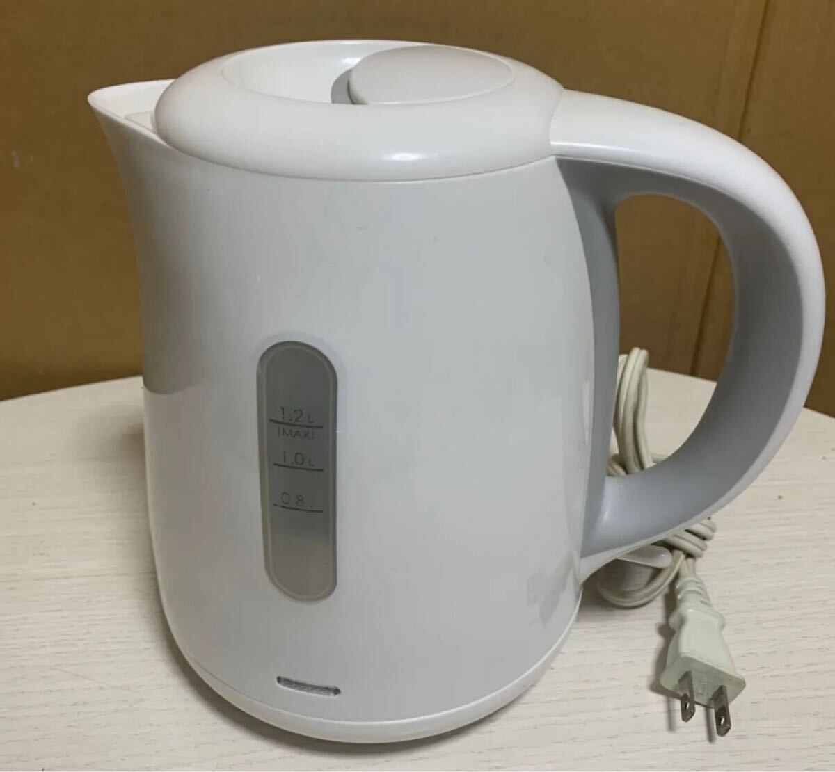 Yahoo!オークション - 電気ケトル 1.2L ホワイト SN-3228(WH) 値下げな...