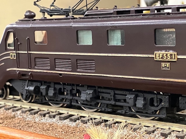 Yahoo!オークション - 【KT・AC】HOゲージ「EF55 1 流線型ムーミン」天...