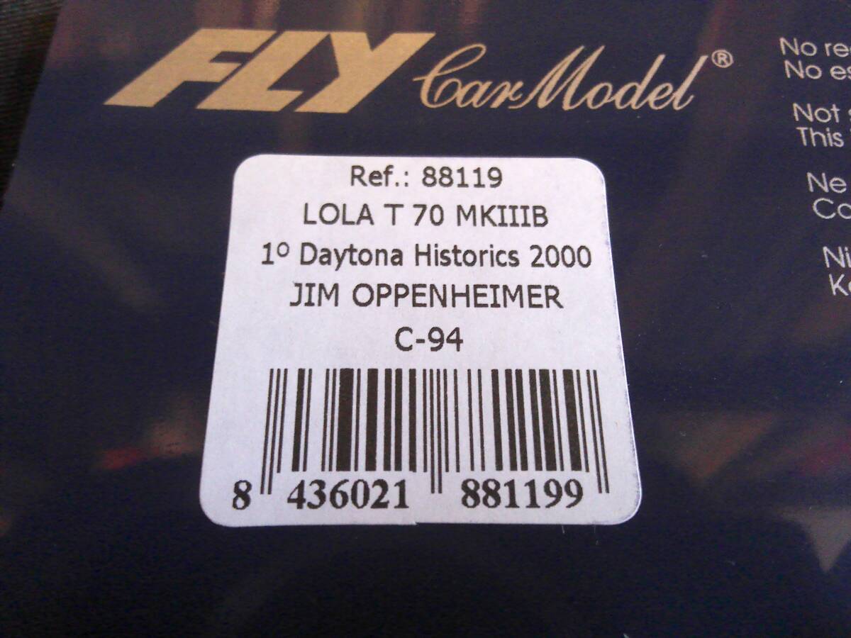 Yahoo!オークション - FLY フライ 1/32 Lola T70 Mk3B 2000年 ローラ ...