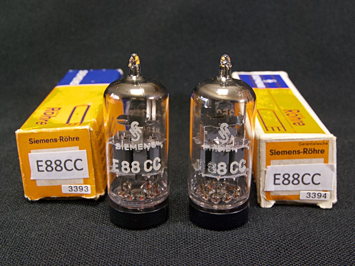 Yahoo!オークション - Simens E88CC (6DJ8/ECC88) 同一ロット NOS品ペ...