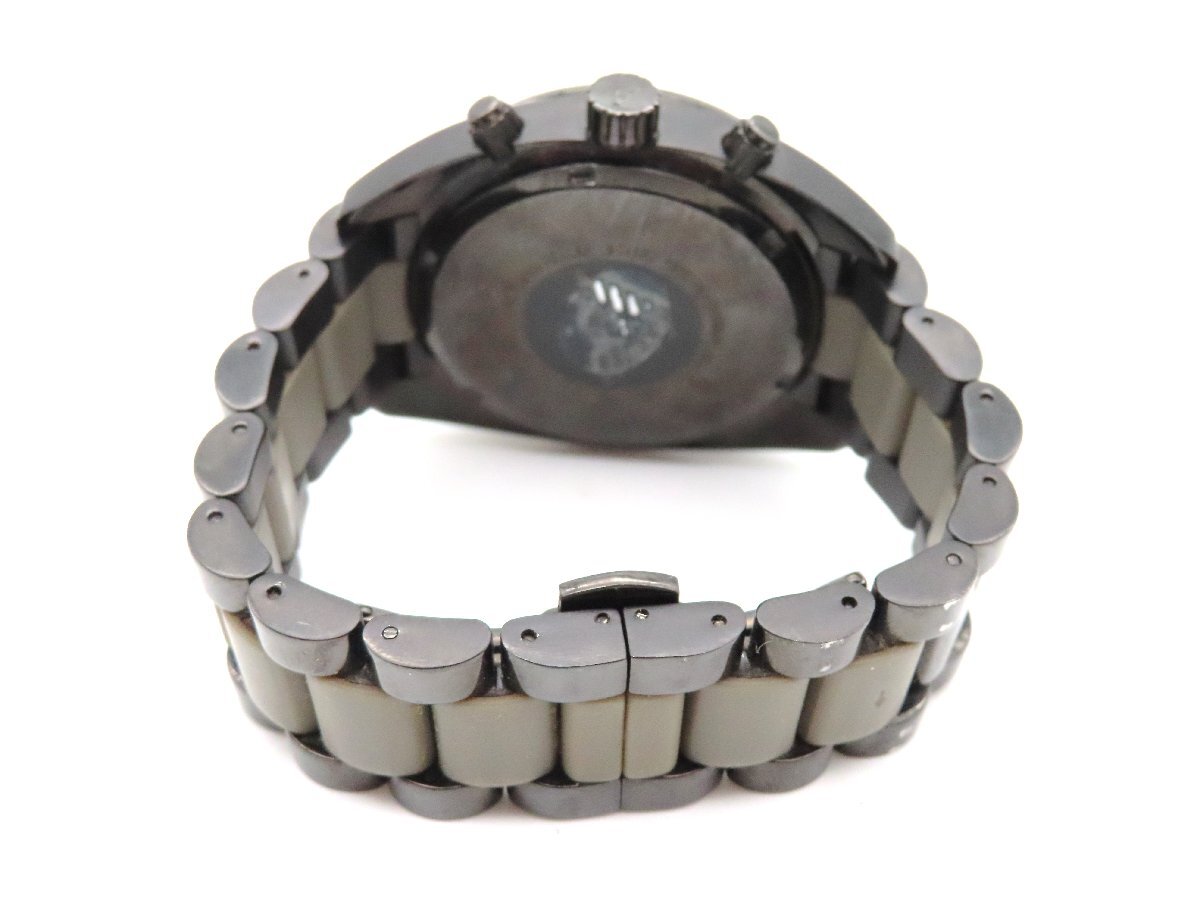 Yahoo!オークション - 1円 エンポリオアルマーニ AR-5953 SS/ラバー ブ...