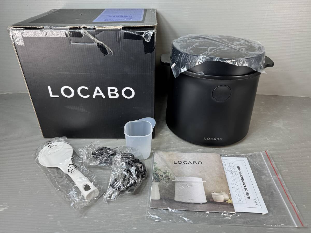 Yahoo!オークション - LOCABO 糖質 カット 炊飯器 JM-C20E-B 21年製 ロ...