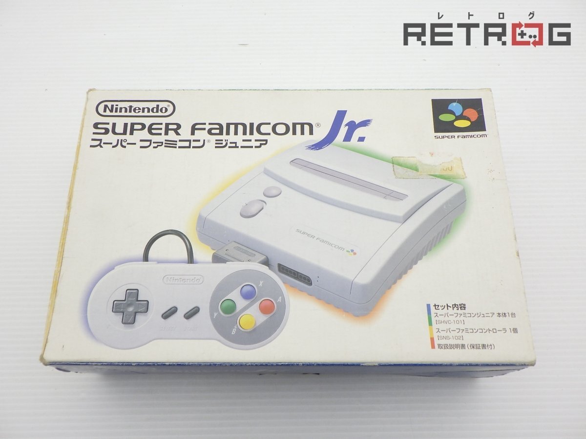 Yahoo!オークション - 【箱付き】【動作品】スーパーファミコンJr.本体...