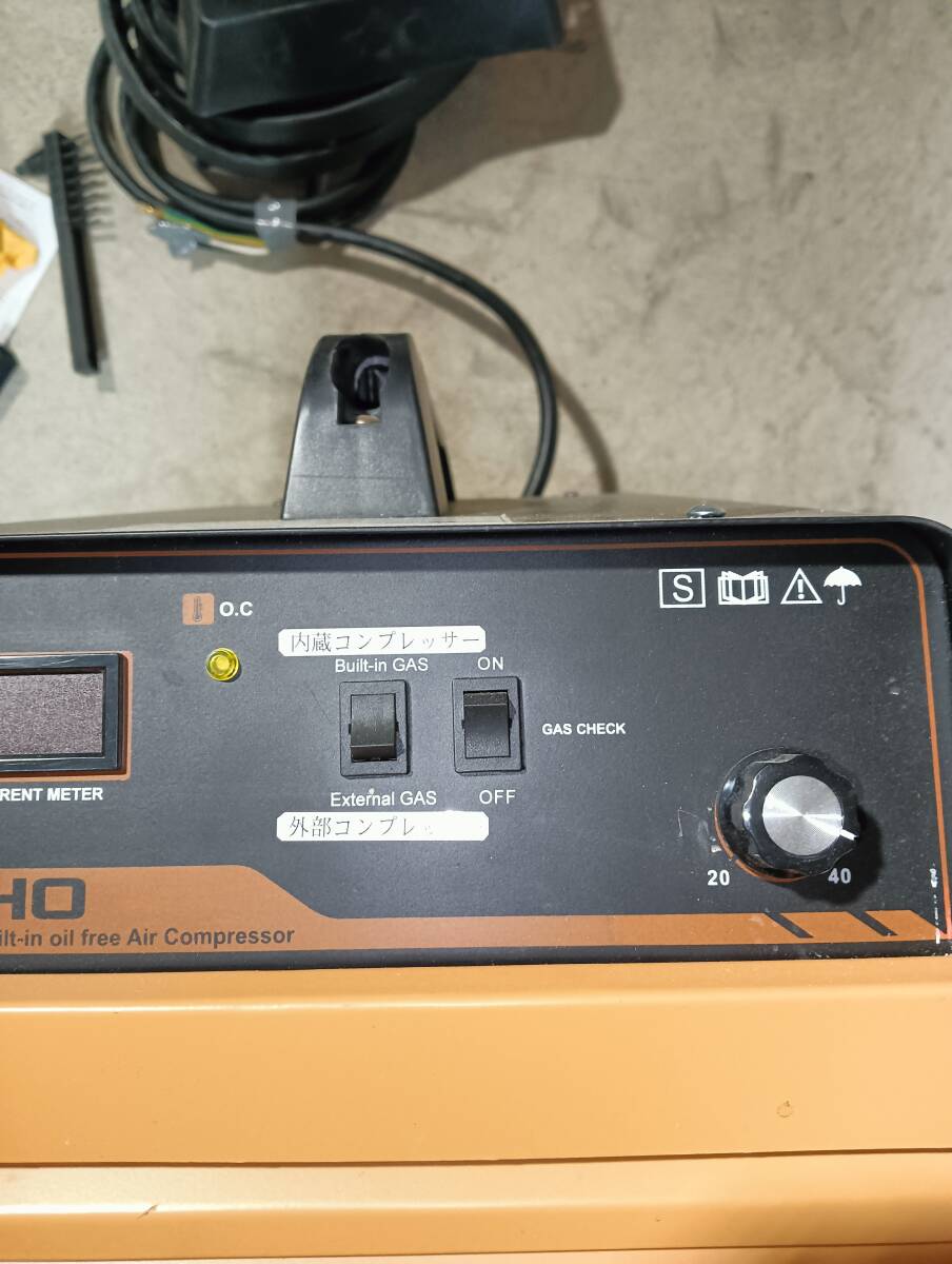 Yahoo!オークション - プラズマカッターCUT40 コンプレッサー内蔵 イン...