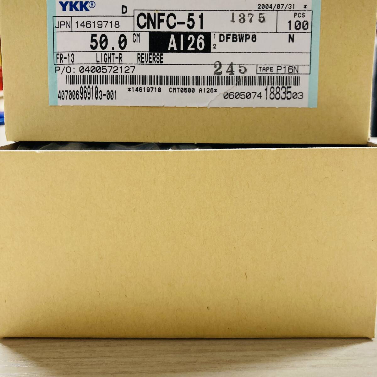 Yahoo!オークション - 92 YKKファスナー 約500本 グレー系 50cm 雑貨 ...