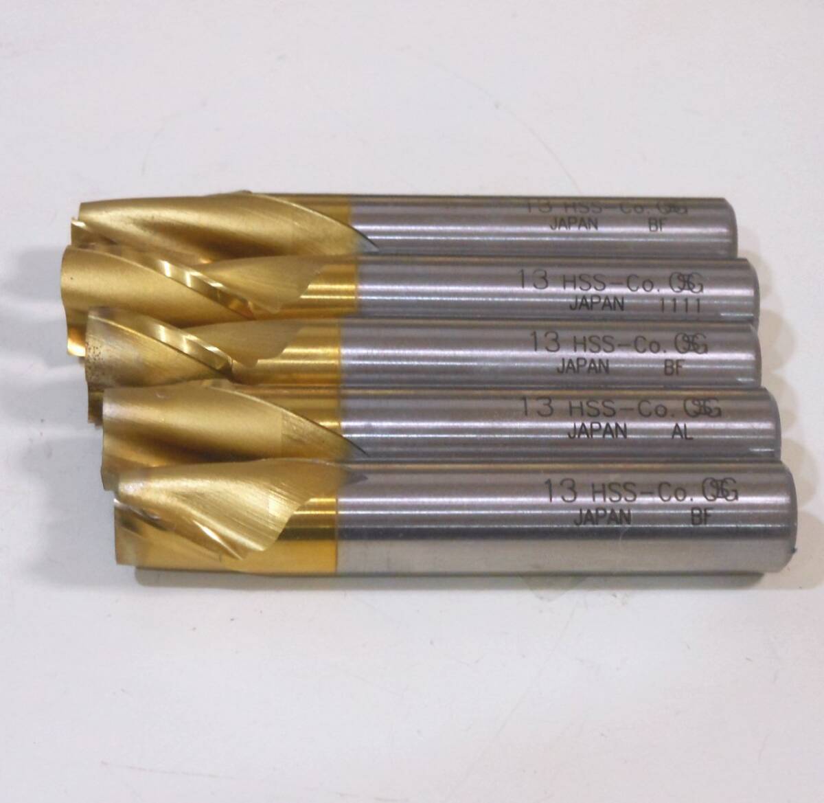 Yahoo!オークション - OSG 2刃エンドミル φ13 5本セット