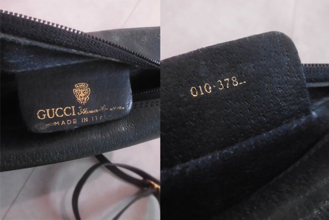 OLD GUCCI/オールドグッチ グッチ 010-378 シェリーライン GG柄 ショルダーバッグ/鞄 カバン/イタリア製/グレー 紺/VINTAGE ヴィンテージ(オールドグッチ)｜売買さ ...