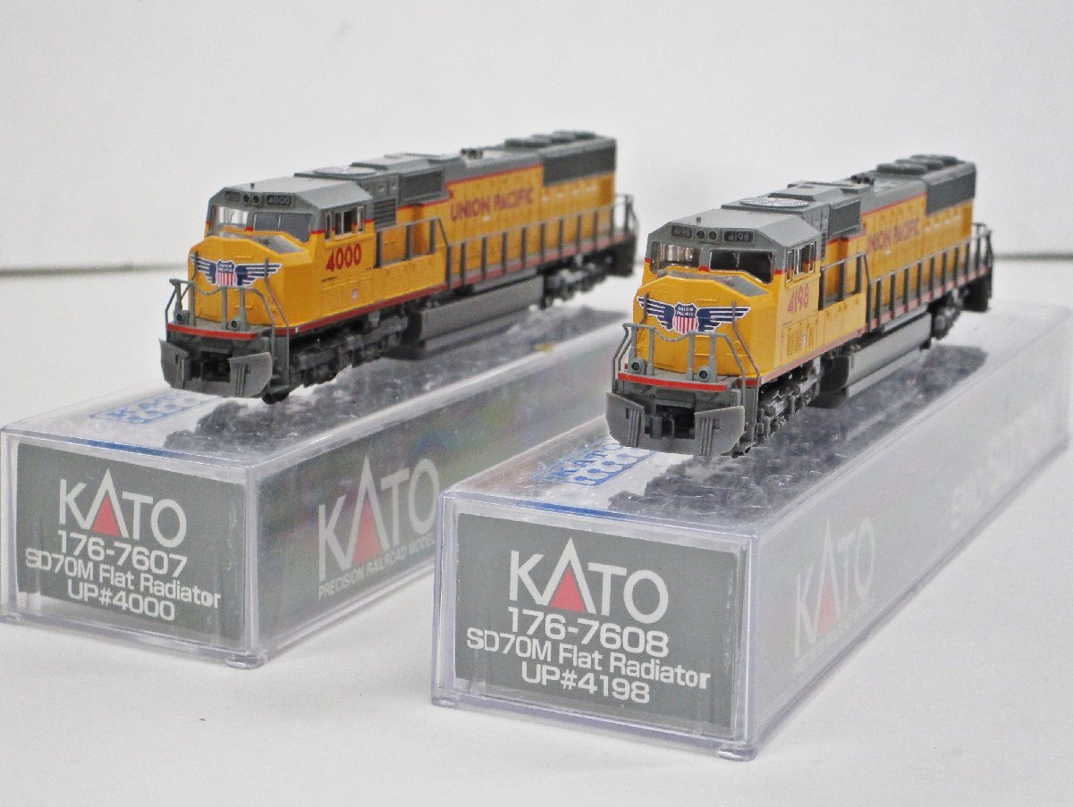 Yahoo!オークション - KATO 176-7607・7608 EMD SD70M UP #4000・4198...