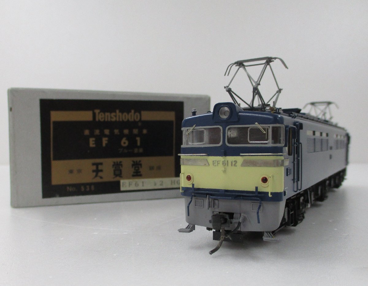 Yahoo!オークション - 天賞堂 536 EF61形 ブルー塗装 12号機【ジャンク...