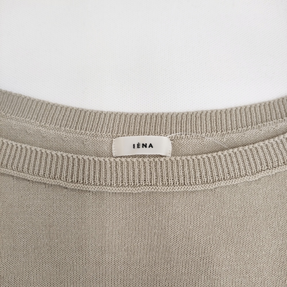 Yahoo!オークション - IENA コットンストレッチNEO ワイド長袖プルオー...