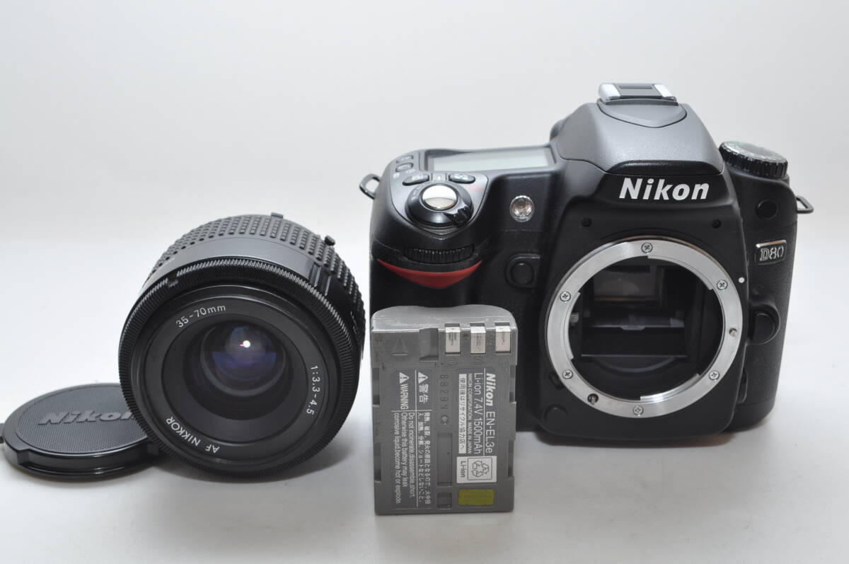 極上 Nikon ニコン D80 ボディ / レンズ 35-70mm #B2709(ニコン)｜売買されたオークション情報、yahooの商品情報をアーカイブ公開 - オークファン（aucfan.com）