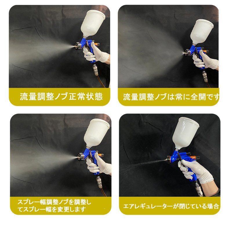 Yahoo!オークション - 新入荷 プロ用 エアスプレーガン カー塗装 スプ...