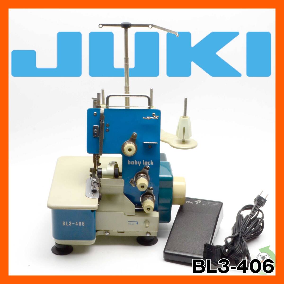 Yahoo!オークション - JUKI 3本糸ロックミシン BL3-406 baby lock ベビ...