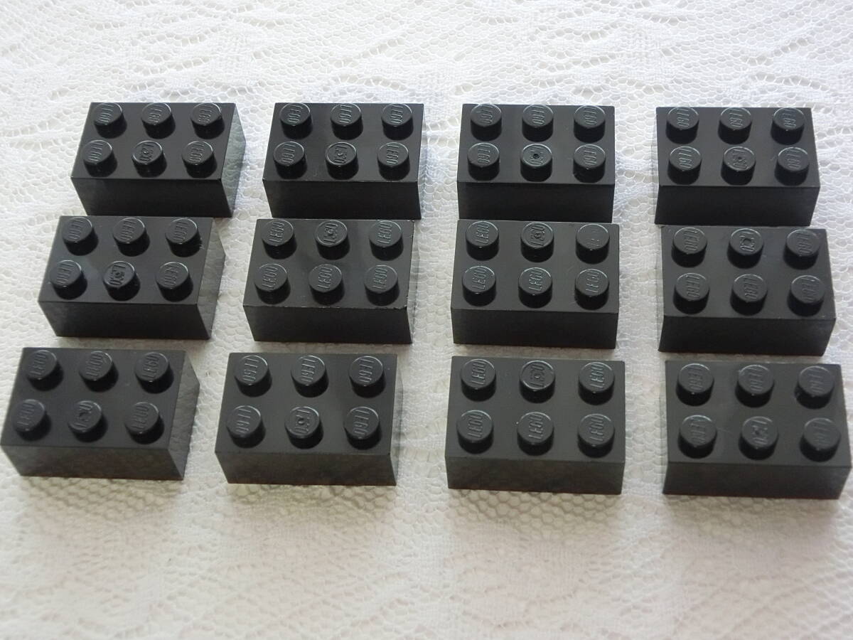 Yahoo!オークション - LEGO 正規品 レゴ ブロック ブラック (2x3) 12...