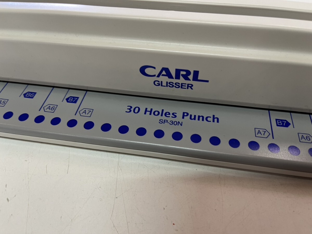 Yahoo!オークション - CARL GLISSER 30穴 SP-30N スライド式 30穴パン...