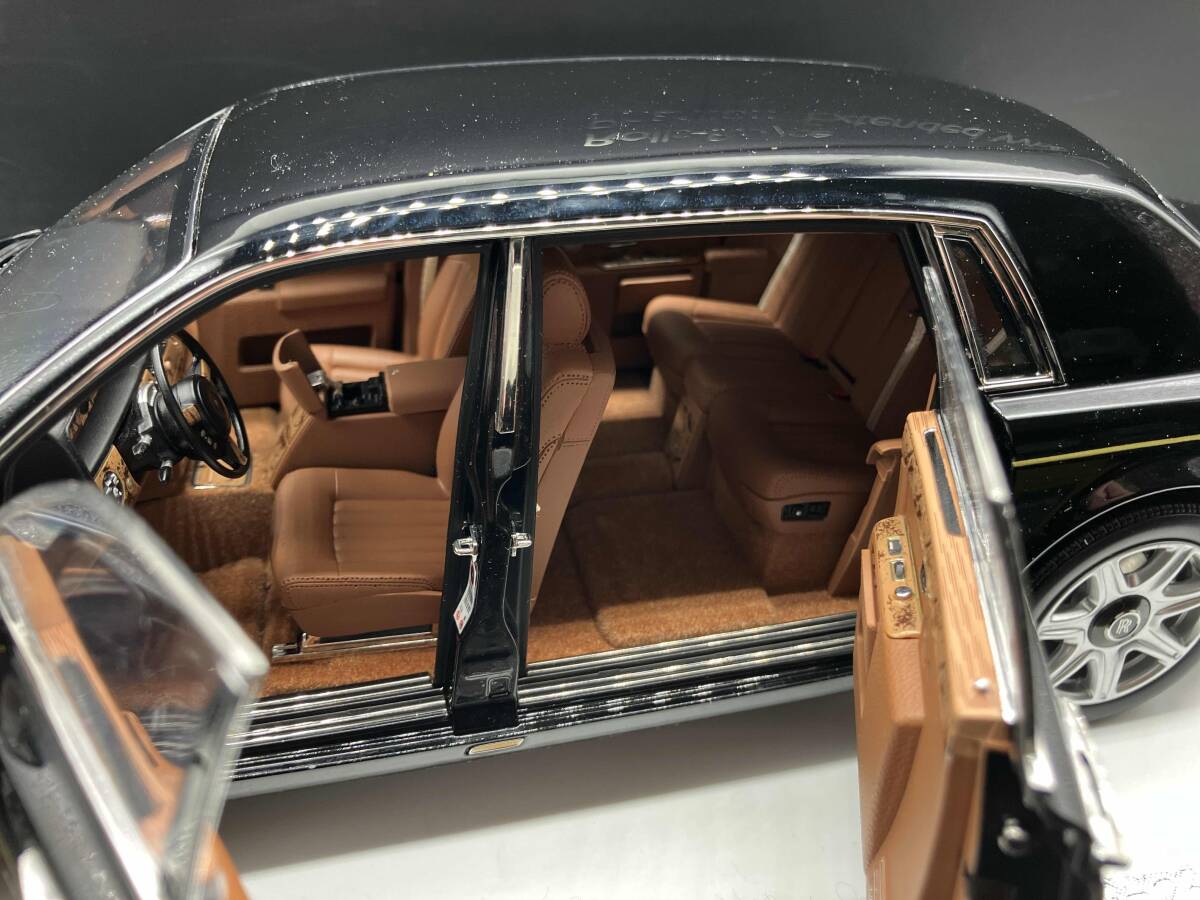 【樂淘letao】日本代購代標第一品牌－KYOSHO 1/18 Rolls-Royce Phantom EXTENDED WHEEL BASE Diamond Black 京商 ミニカー