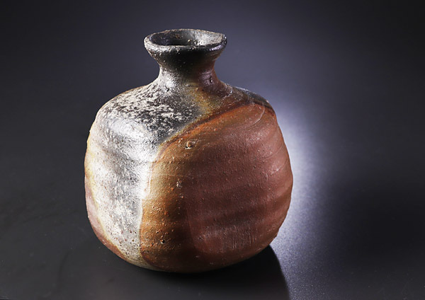 Yahoo!オークション - 【古美味】中村六郎作 備前 窯変徳利 茶道具 保...