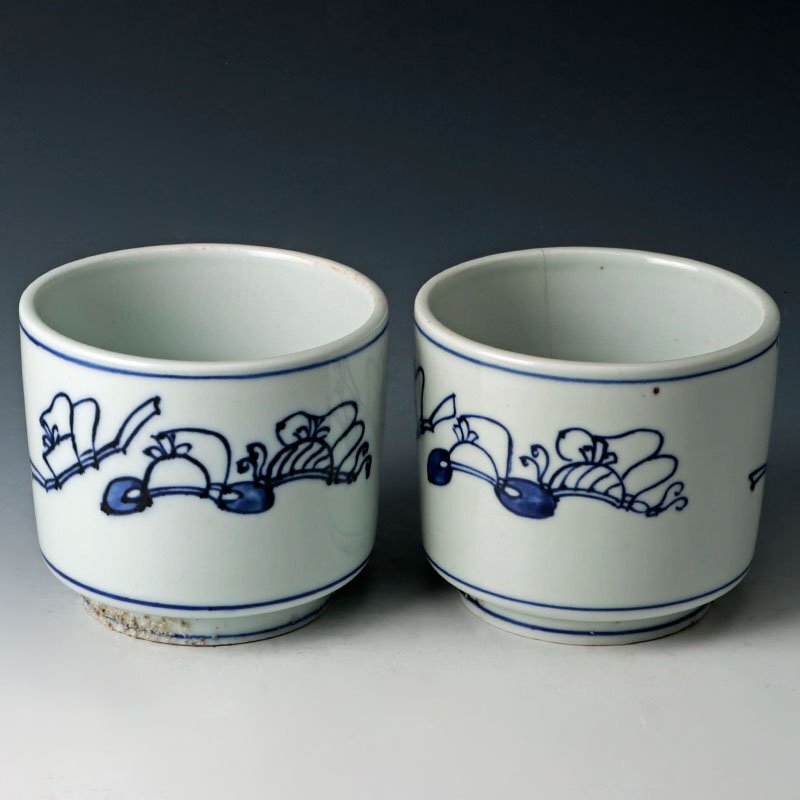 Yahoo!オークション - 【古美味】永楽善五郎(妙全)造 呉洲写 冠手火入 ...