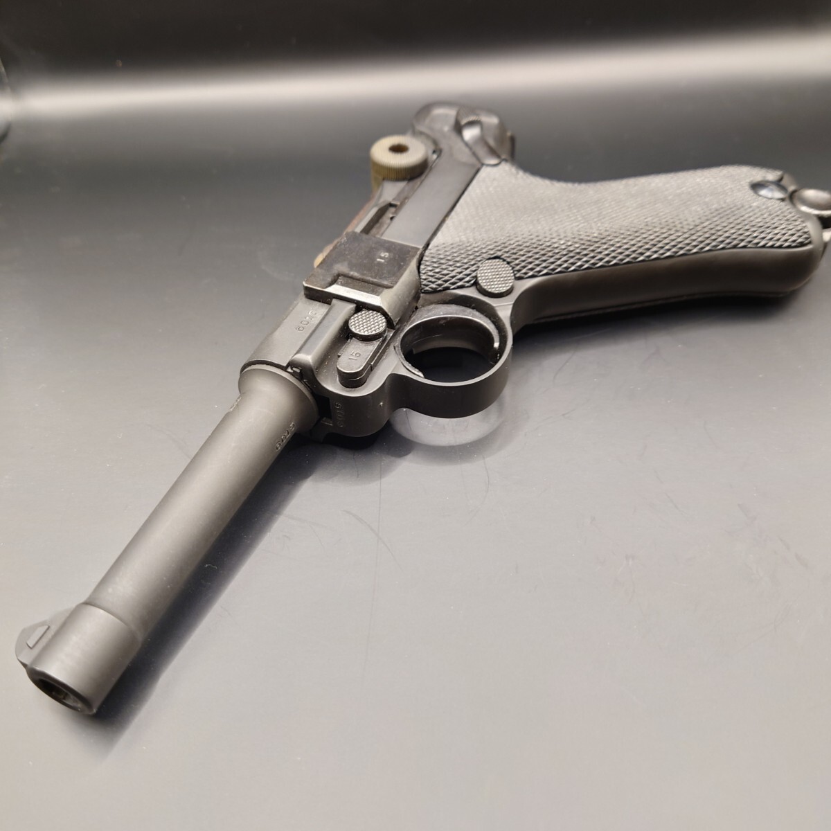 Yahoo!オークション - コレクション品 タナカ ルガーP08 4inch HWブラ...