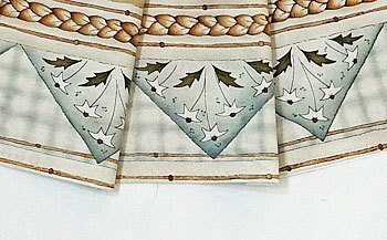 Yahoo!オークション - RR-2948 麦の穂とお花 ボーダー コットン生地 US...