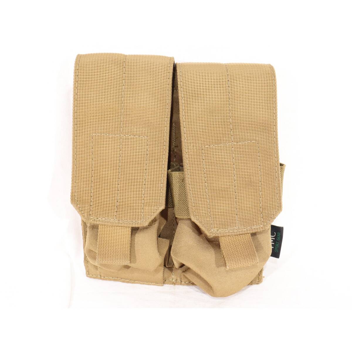 Yahoo!オークション - [MIL]TMC M4/M16 ダブルマガジンポーチ DE(ダー...