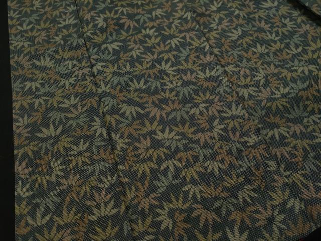 Yahoo!オークション - 平和屋着物 本場大島紬 7マルキ 笹 正絹 逸品 CA...