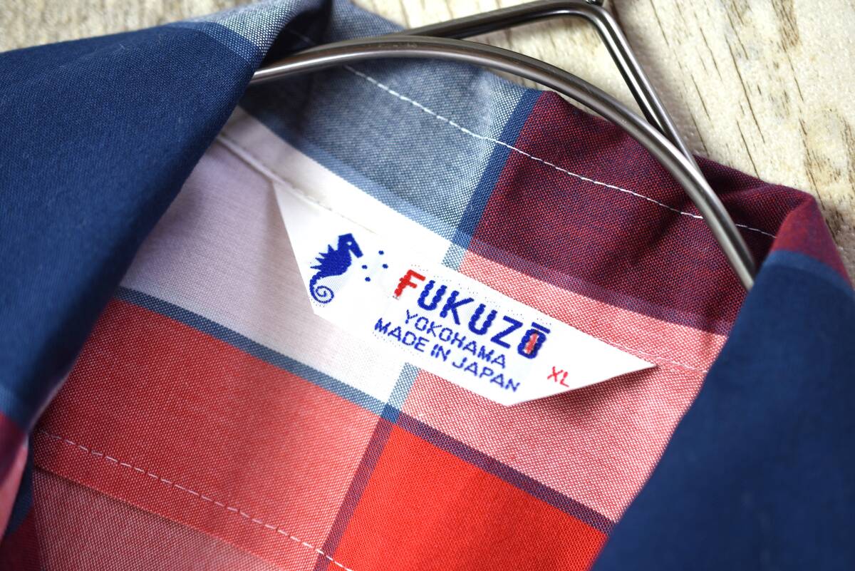 Yahoo!オークション - 横浜元町フクゾー FUKUZO チェック柄ブラウスシ...