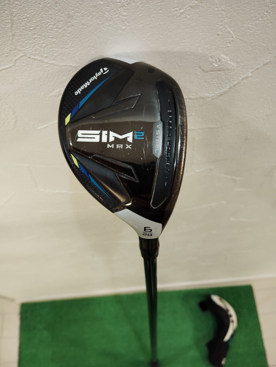 Yahoo!オークション - 美品レア/6U/テーラーメイド SIM2 MAX レスキュ...