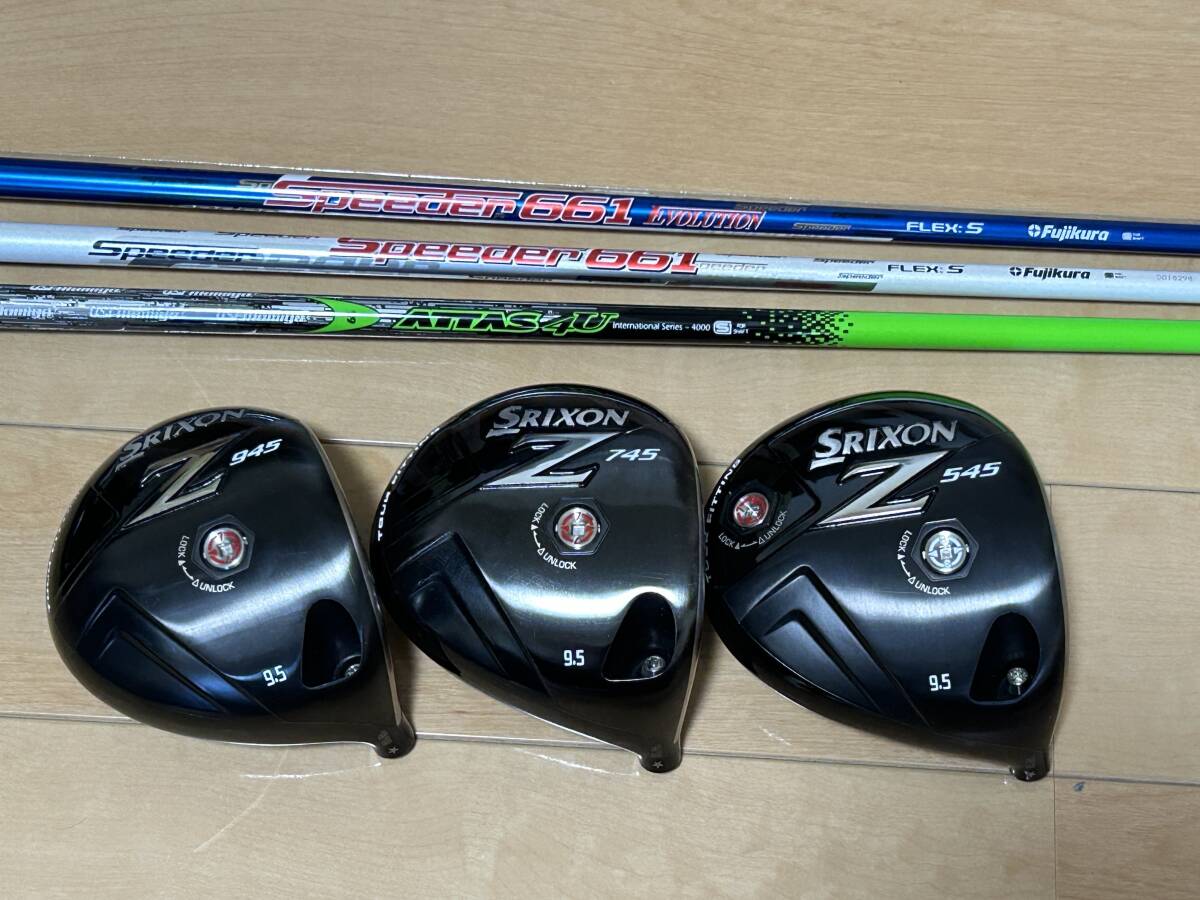 Yahoo!オークション - 美品 SRIXON ドライバー3本 Z945 Z745 Z545 9.5...