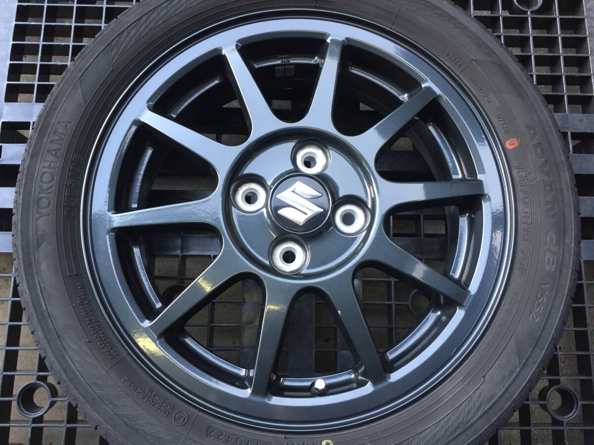 Yahoo!オークション - スズキ アルトワークス HA36S 純正 アルミホイ...