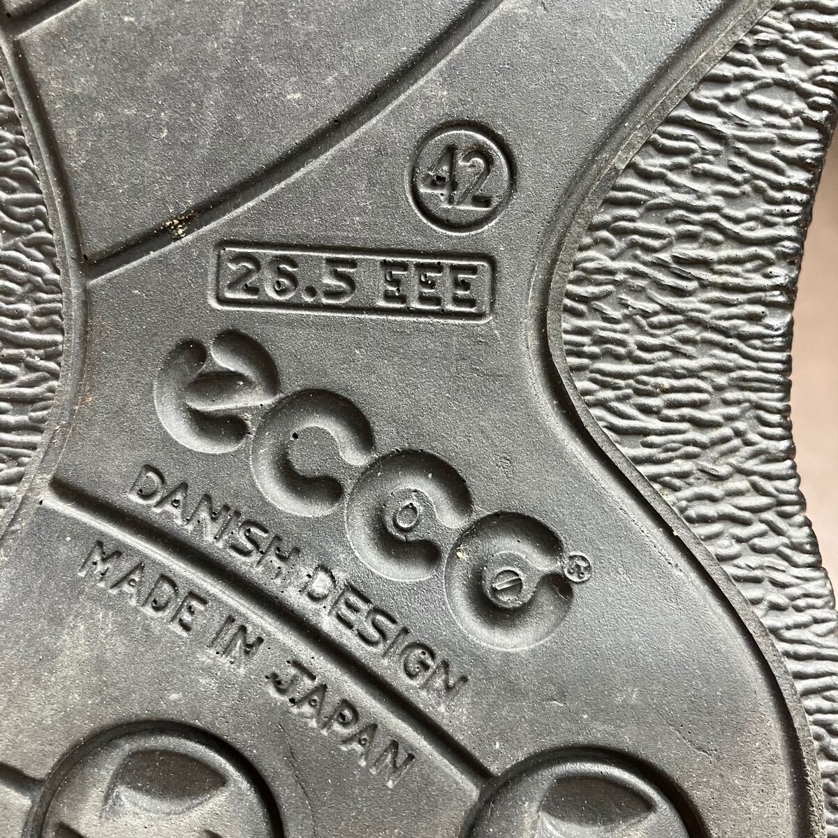 Yahoo!オークション - 【 ECCO 】 幅広レザー ウォーキングシューズ ...