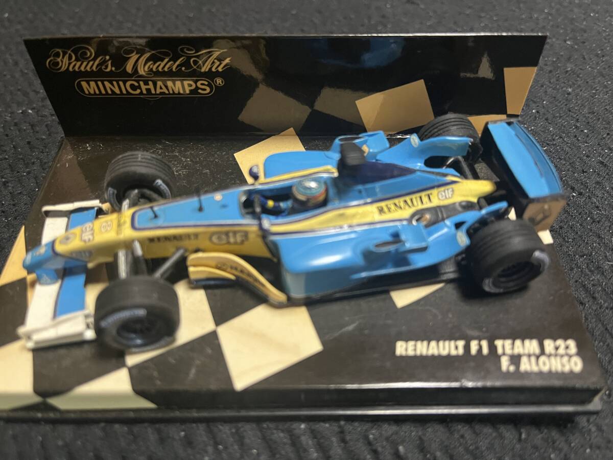 Yahoo!オークション - ミニチャンプス ルノー R23 アロンソ 2003 1/43