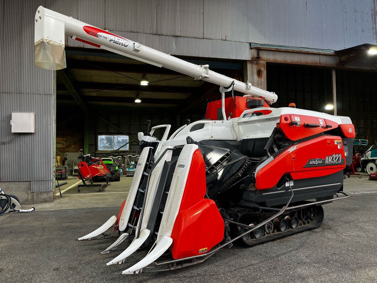 Yahoo!オークション - 【動画有り】クボタ コンバイン AR323 3条刈 23...