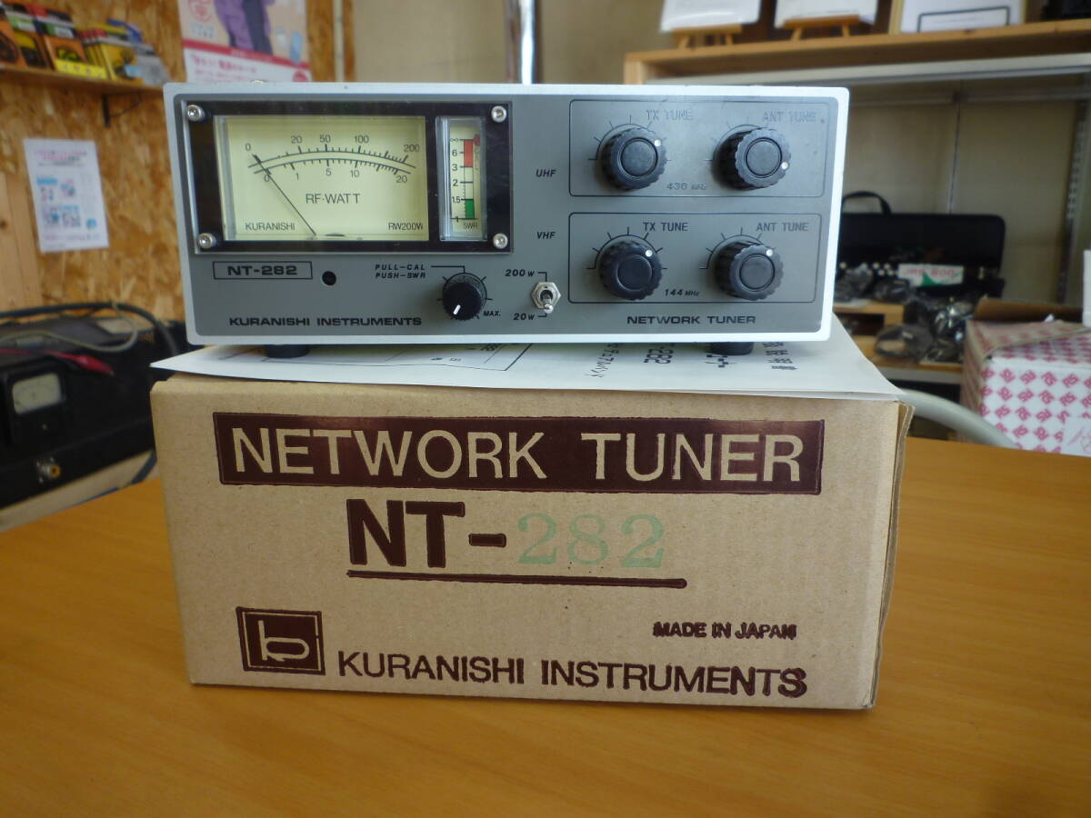 Yahoo!オークション - クラニシ NT-282 アンテナチューナー 144/430MHz...