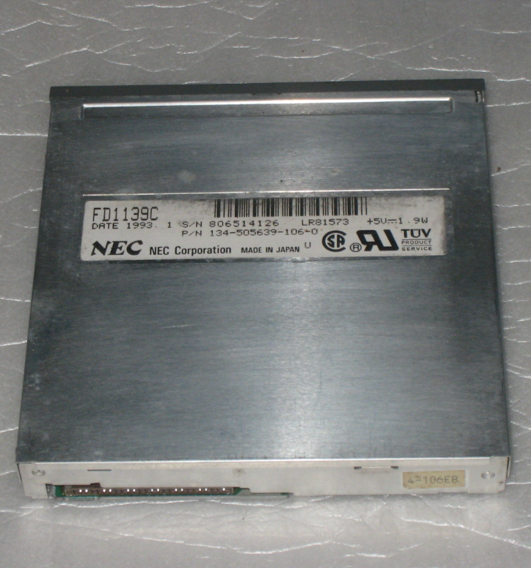 Yahoo!オークション - v08 NEC FD1139C FDD フロッピーディスクドライ...