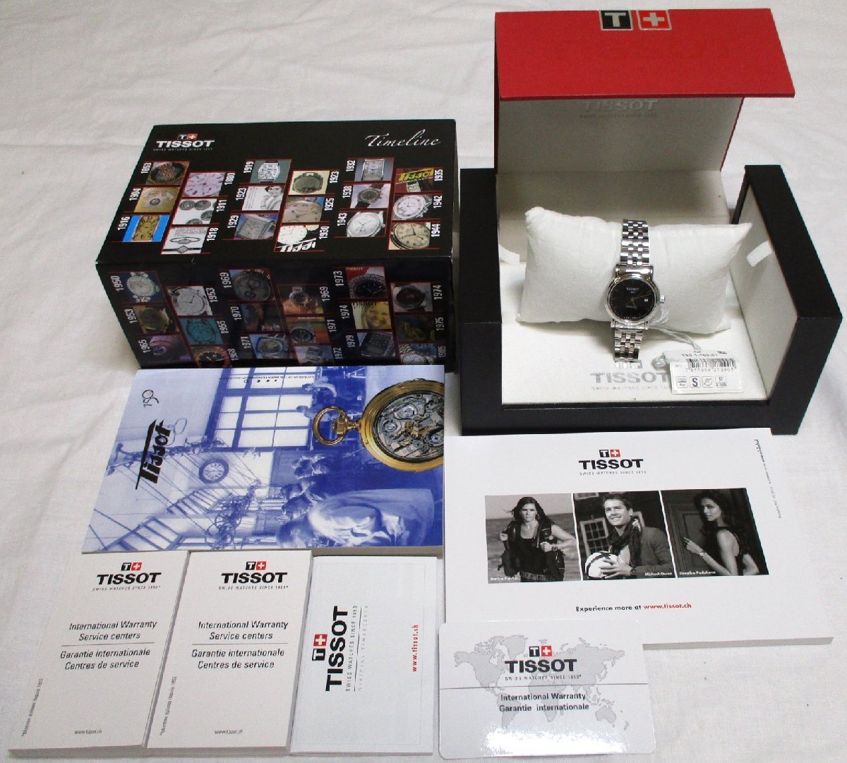 Yahoo!オークション - ティソ 未使用 カルソン T95.1.183.51 レディー...