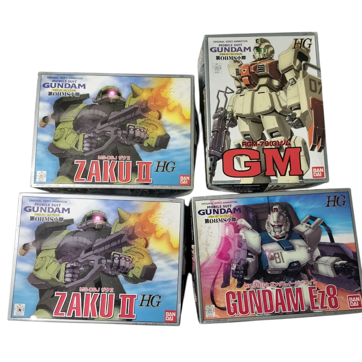 HG モビルスーツ ガンダム第08MS小隊 1/144 まとめ 4個 バンダイ プラモデル(機動戦士ガンダム)｜売買されたオークション情報、yahooの商品情報をアーカイブ公開 ...