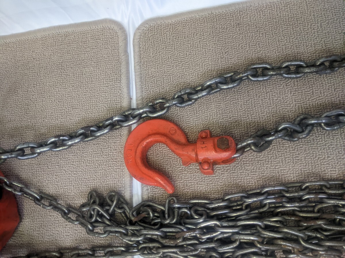 Yahoo!オークション - 象印 elephant チェーンブロック 1t K-75 吊り上...