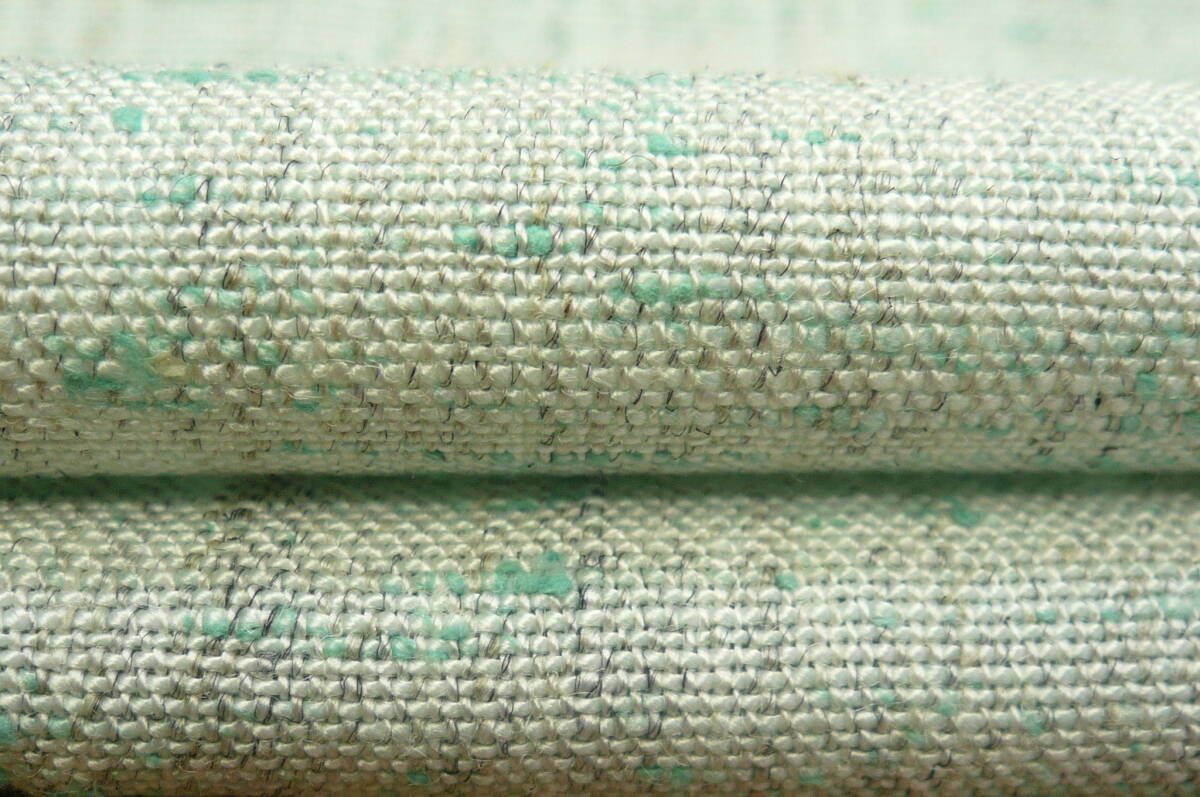 Yahoo!オークション - c501・麻混・薄ミントグリーン系3m・無地・ネッ...