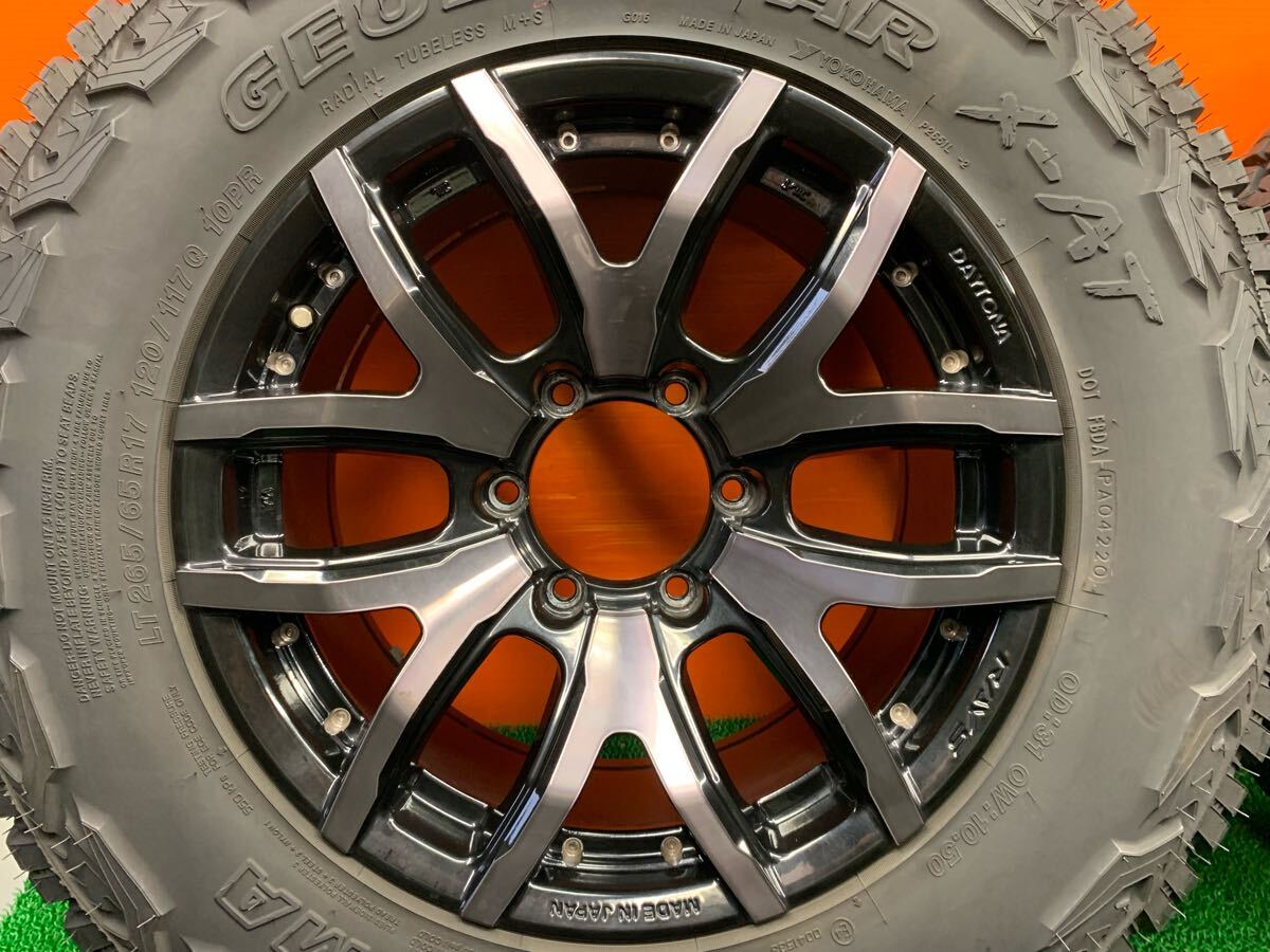 Yahoo!オークション - 6A-44) 265/65R17 YOKOHAMA Geolander 8分山 RAY...