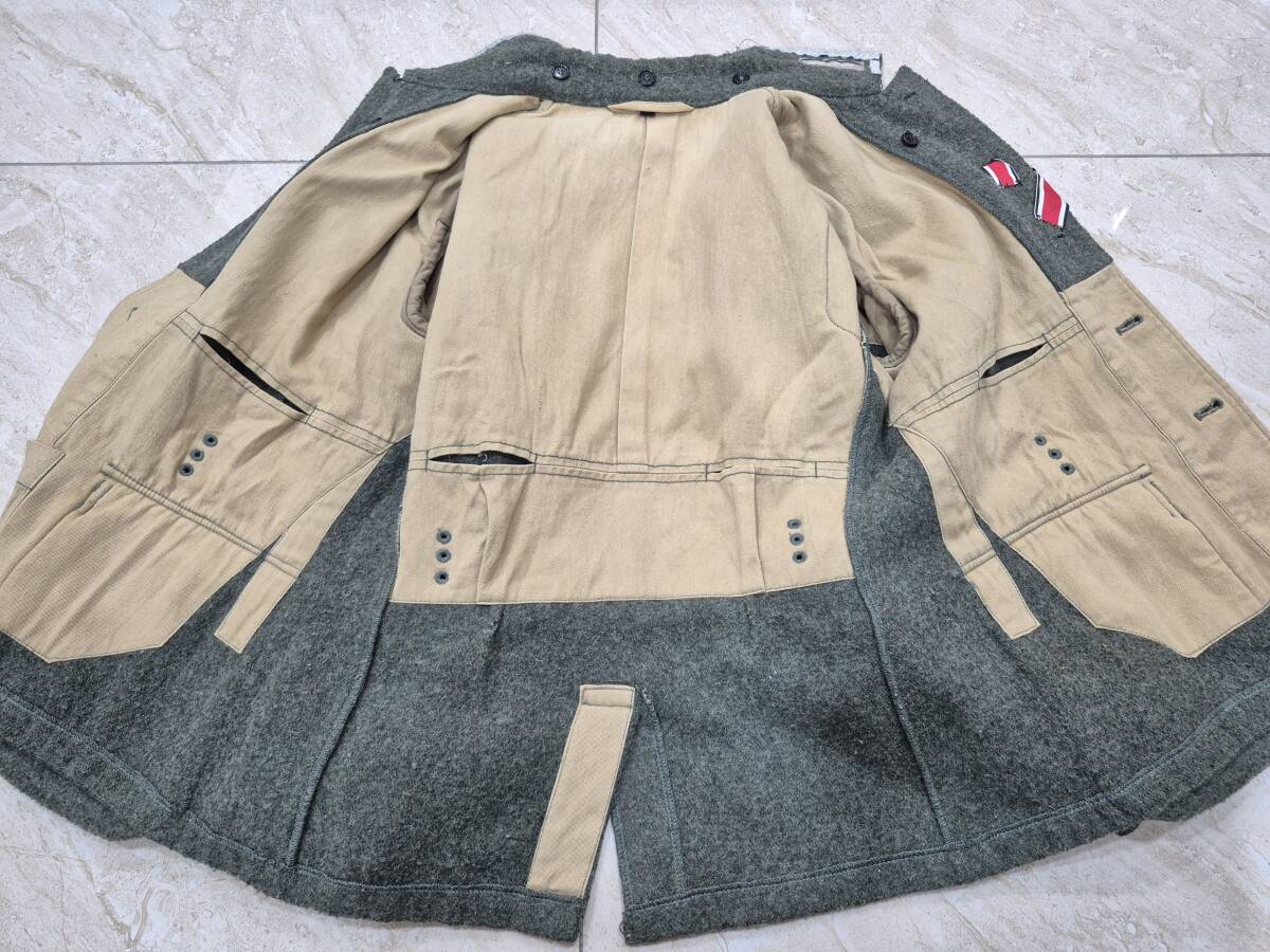 Yahoo!オークション - ドイツ軍 WW2 M40 国防軍下士官野戦ジャケット ...