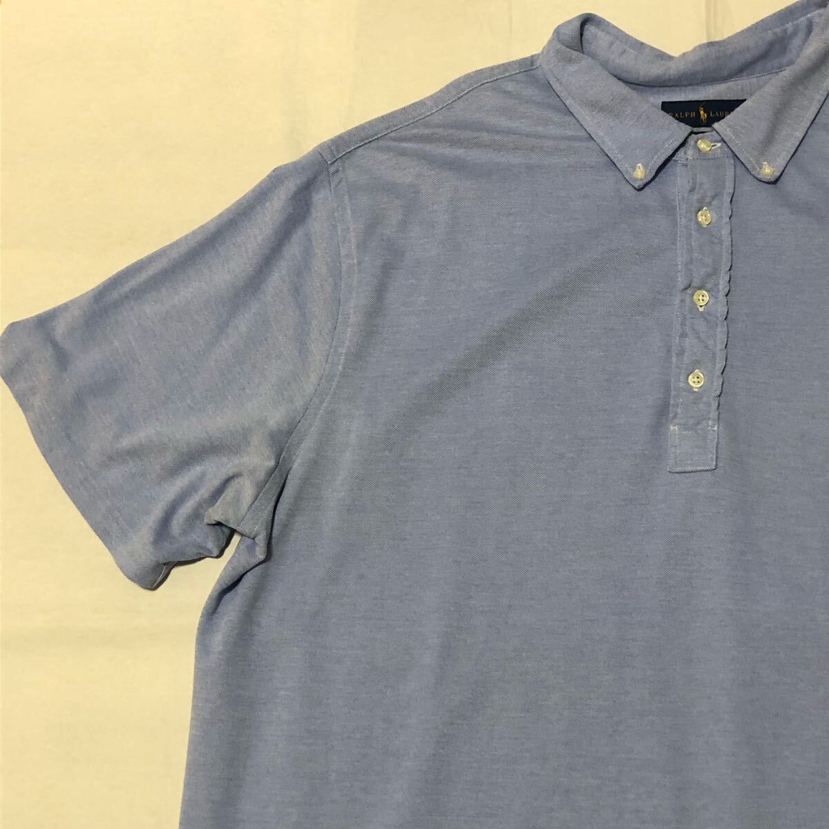Yahoo!オークション - RALPH LAUREN半袖ポロシャツ青系メンズ3XLTサイ...