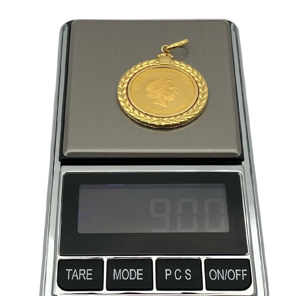 Yahoo!オークション - KS 純金 K24 K18 ホース 金貨 1/5oz ペンダント...