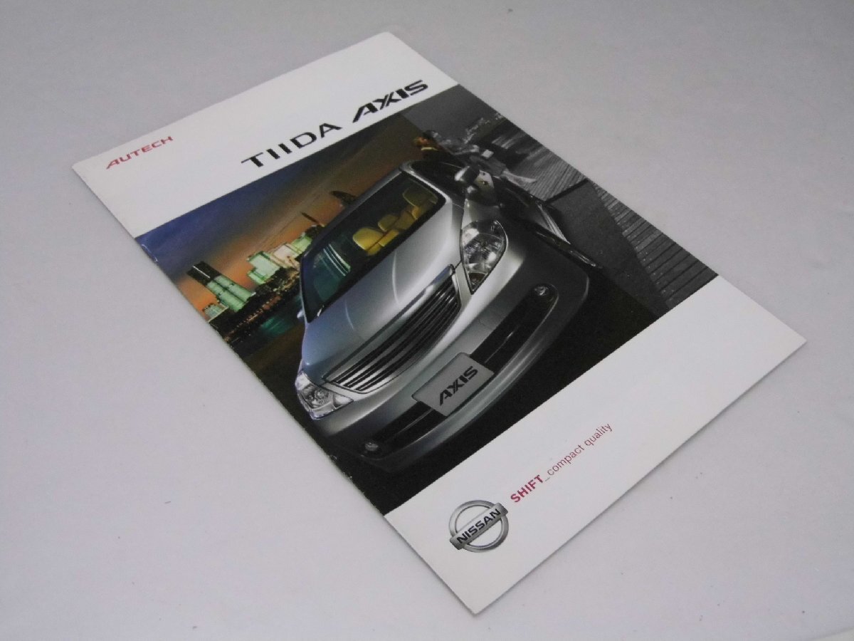 Yahoo!オークション - Glp_355306 自動車カタログ NISSAN TIIDA AXIS ...