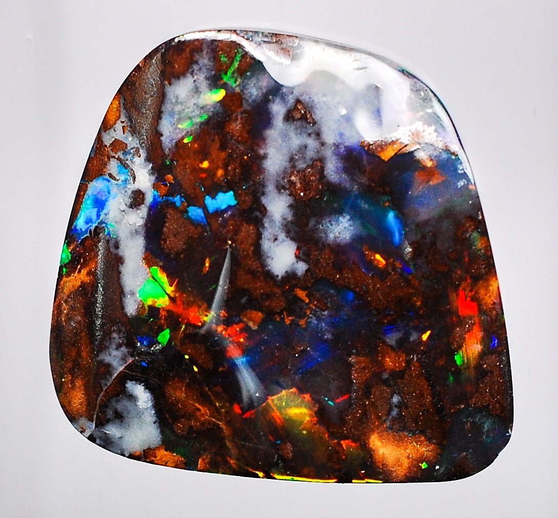 Yahoo!オークション - 【100円～】 天然ボルダーオパール ルース 20.5c...